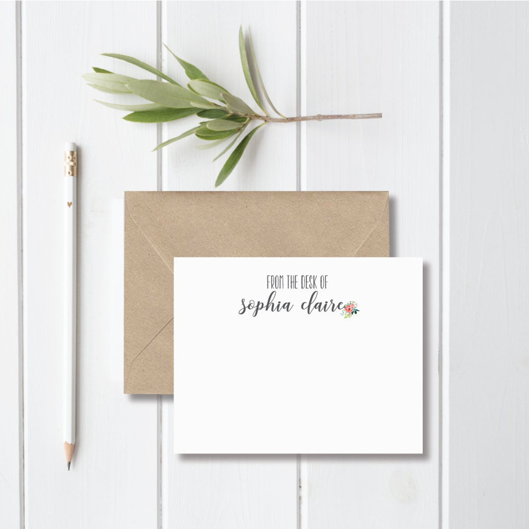 Personalized Note Cards, Thank You Cards, Thank You Notes, From the ...