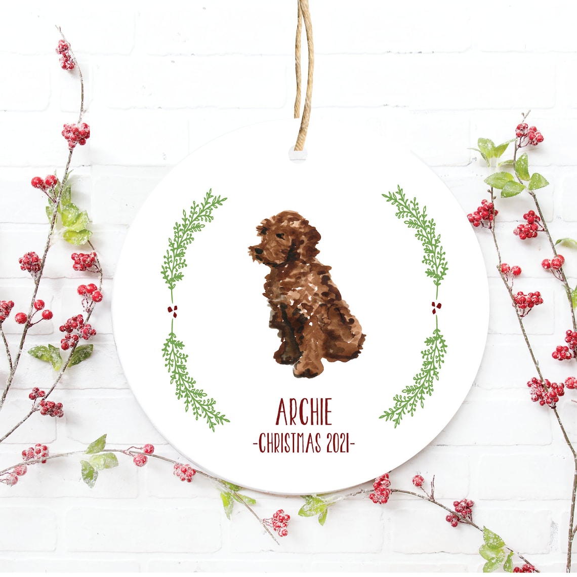 Goldendoodle Ornament Goldendoodle Christmas Ornament - Etsy