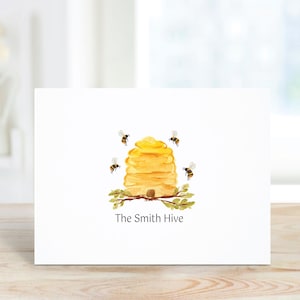 Bee Note Cards, Bee Stationery, Bee Stationary, Bee Thank You Cards ...