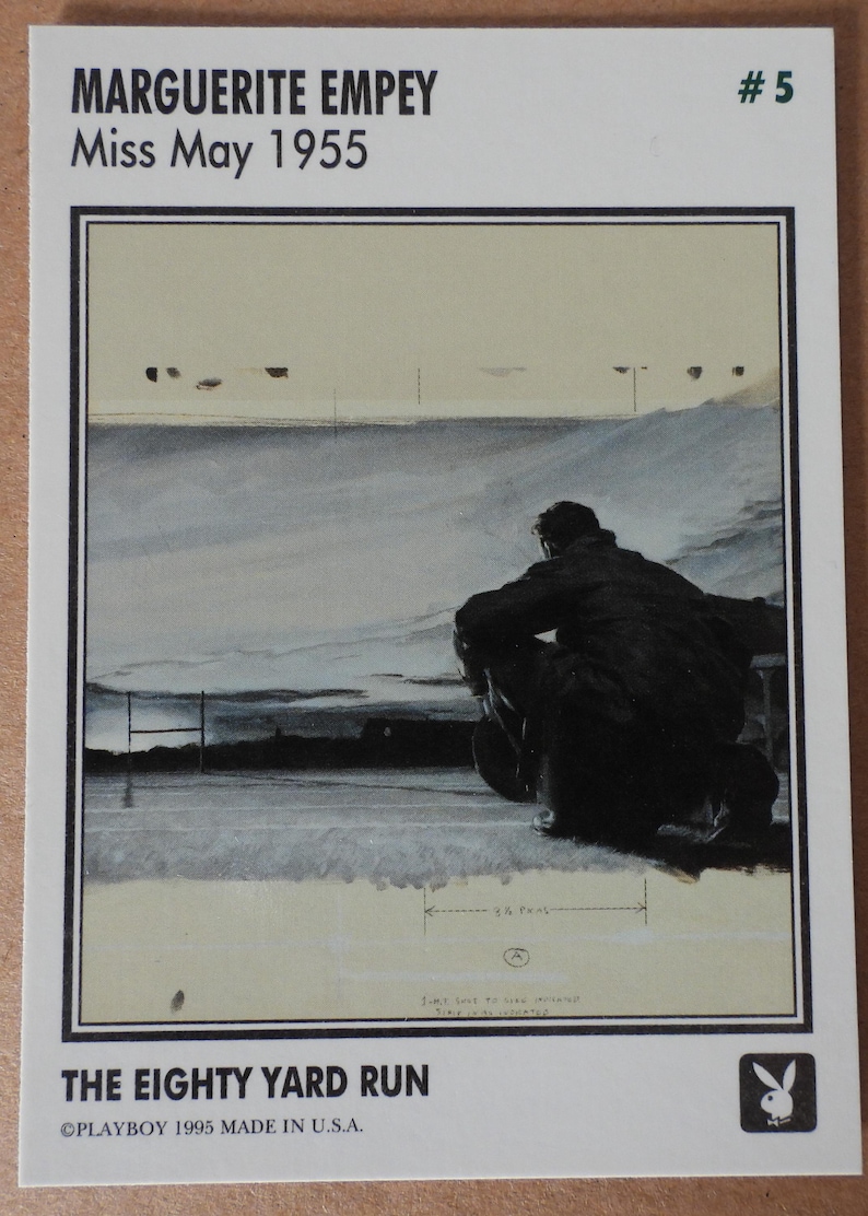 Playboy Centerfolds May Marguerite Empey the Eighty Yard Run 5 Trading Card Near Mint NM - Etsy