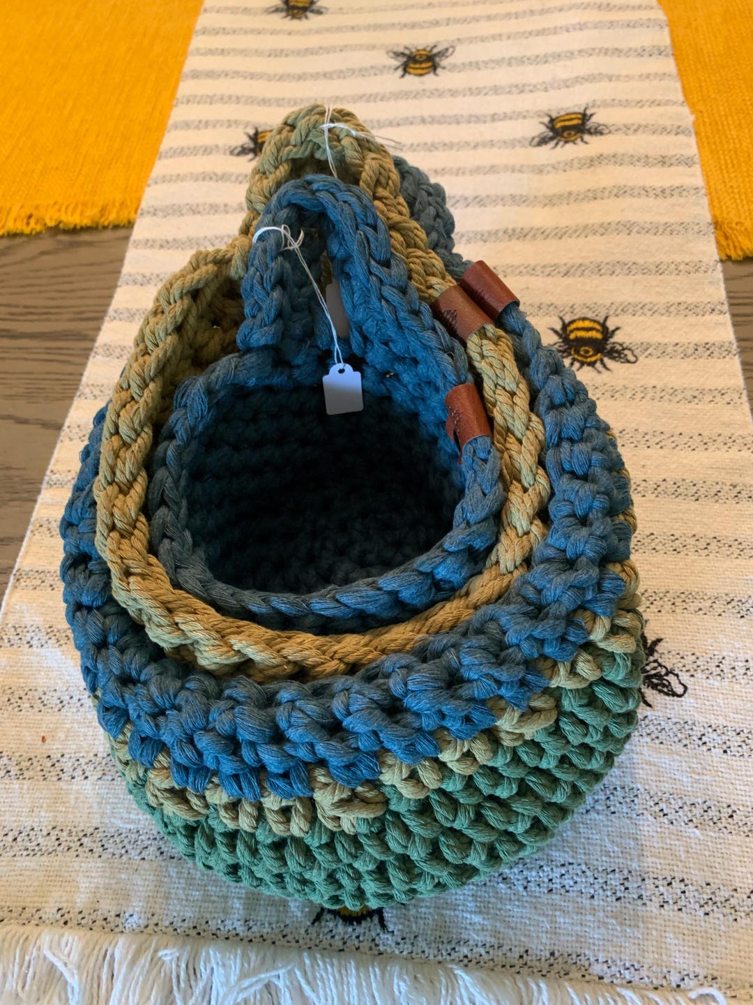 Handmade Teardrop Wall Baskets - Etsy