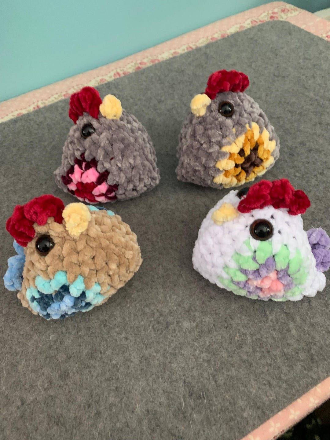 Granny Square Chickens - Etsy