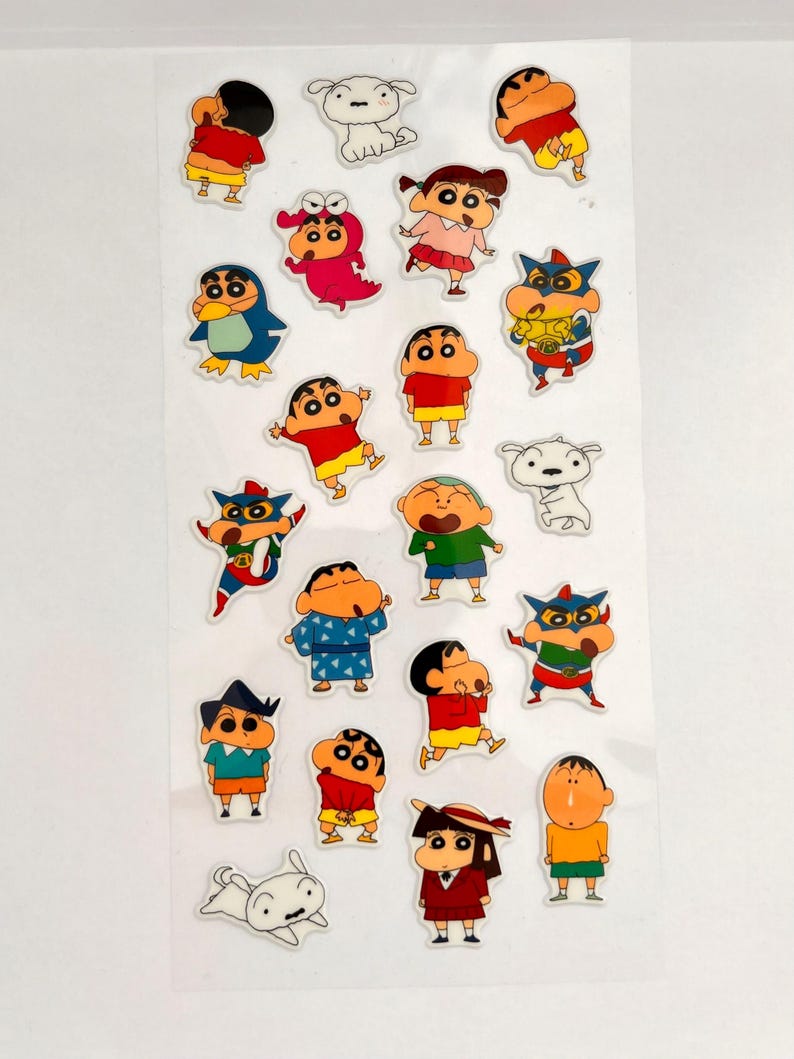 CRAYON SHINCHAN Sticker / Masking Tape / Memo Pad - Etsy
