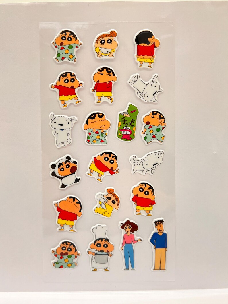 CRAYON SHINCHAN Sticker / Masking Tape / Memo Pad - Etsy