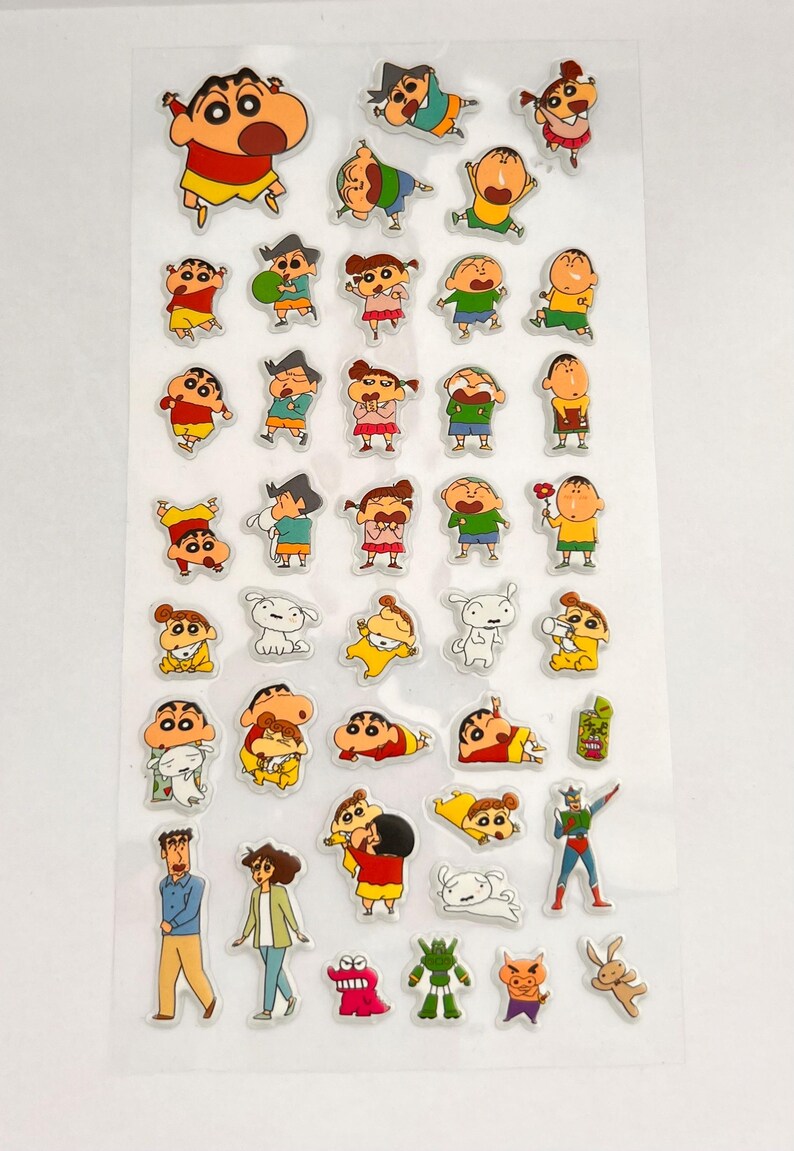 CRAYON SHINCHAN Sticker / Masking Tape / Memo Pad - Etsy