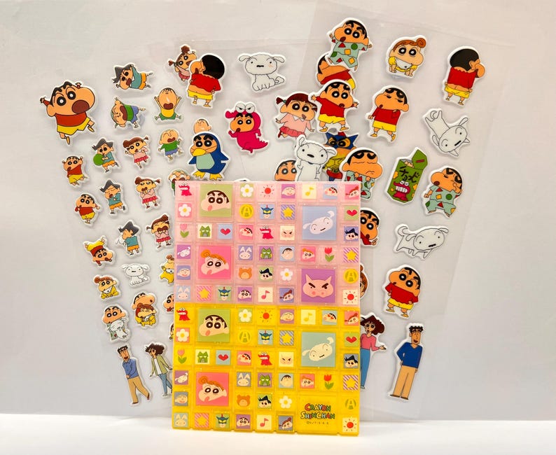 CRAYON SHINCHAN Sticker / Masking Tape / Memo Pad - Etsy