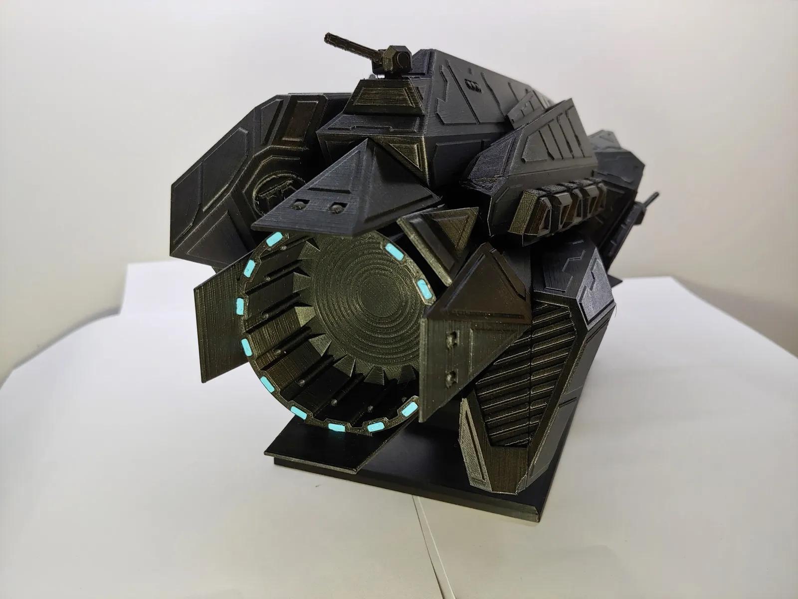 1:1000 Amun-ra-class Stealth Frigate Model Kit | 3D Printed Ship From ...