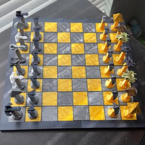 Stargate Chess Set: 3D Printed Sci-fi Collectible, DIY Assembly - Etsy ...