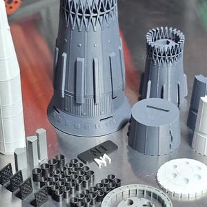 1:99 Scale N1 Soviet Moon Rocket Model Kit Detailed 3D Printed Space ...