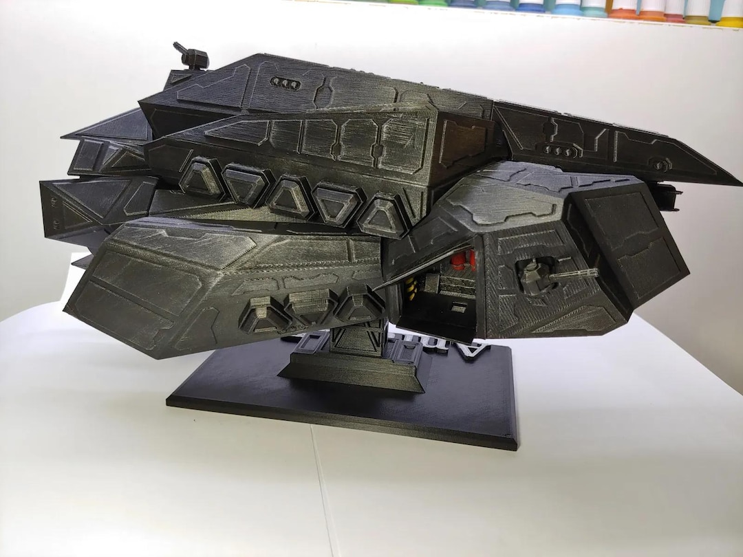 1:1000 Amun-ra-class Stealth Frigate Model Kit | 3D Printed Ship From ...