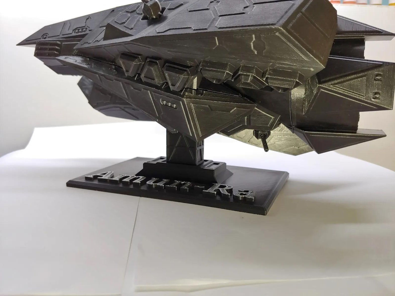 1:1000 Amun-ra-class Stealth Frigate Model Kit | 3D Printed Ship From ...