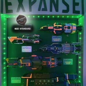 1:1000 Rocinante Model Kit | 3D Printed Ship From the Expanse | DIY Sci ...