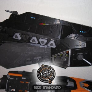 1:1000 Amun-ra-class Stealth Frigate Model Kit | 3D Printed Ship From ...