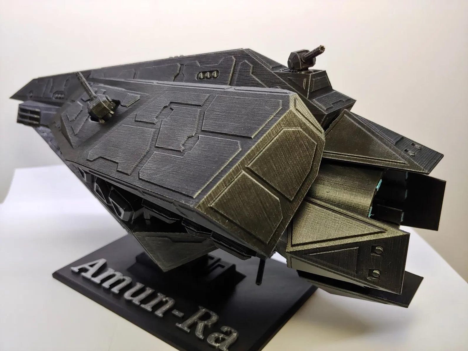 1:1000 Amun-ra-class Stealth Frigate Model Kit | 3D Printed Ship From ...
