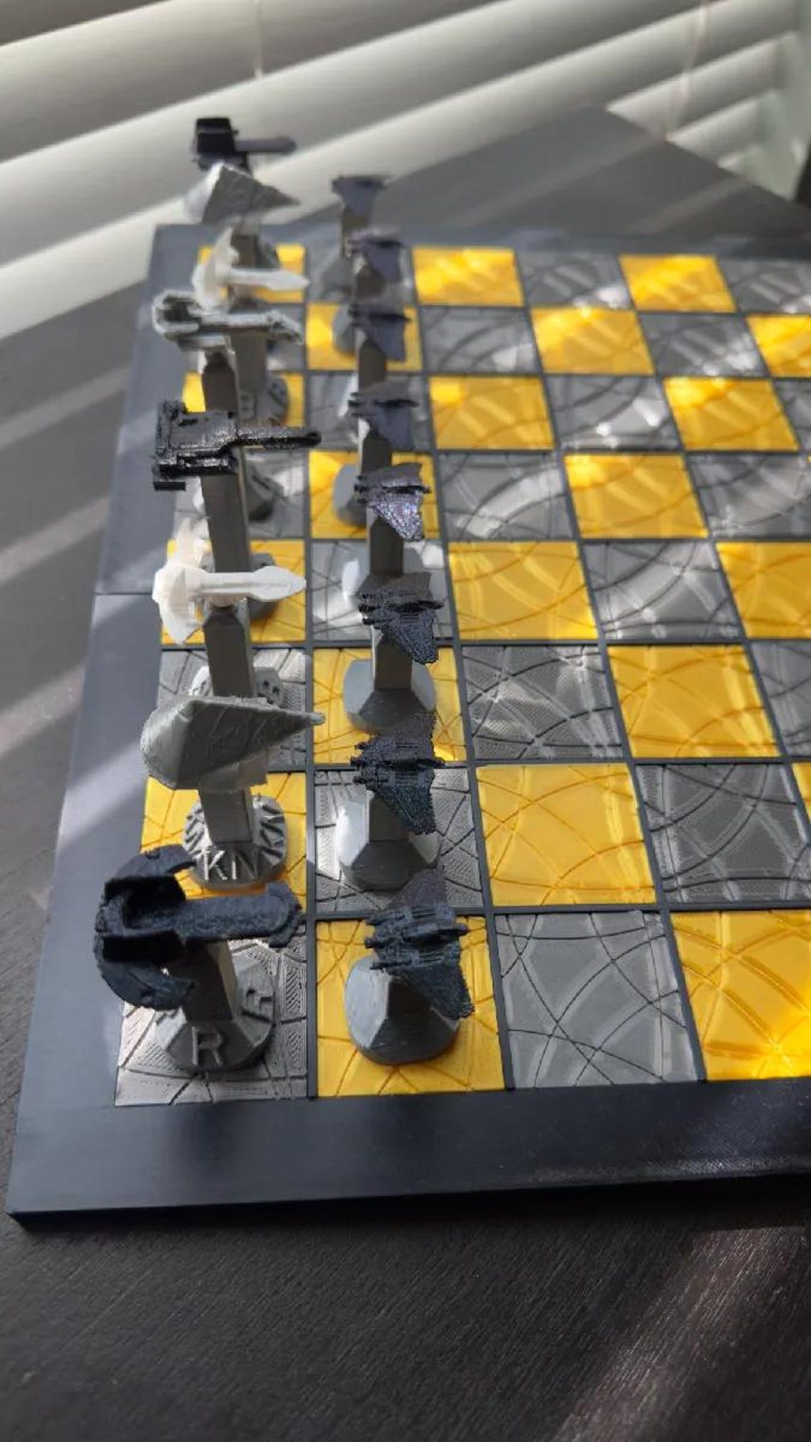 Stargate-themed Chess Set | 3D Printed Chess Pieces & Board | DIY Sci ...