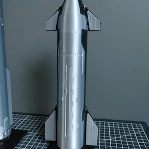Spacex 1:99 Starship S24/B7 Model Rocket - BIG Detailed 3D Printed ...