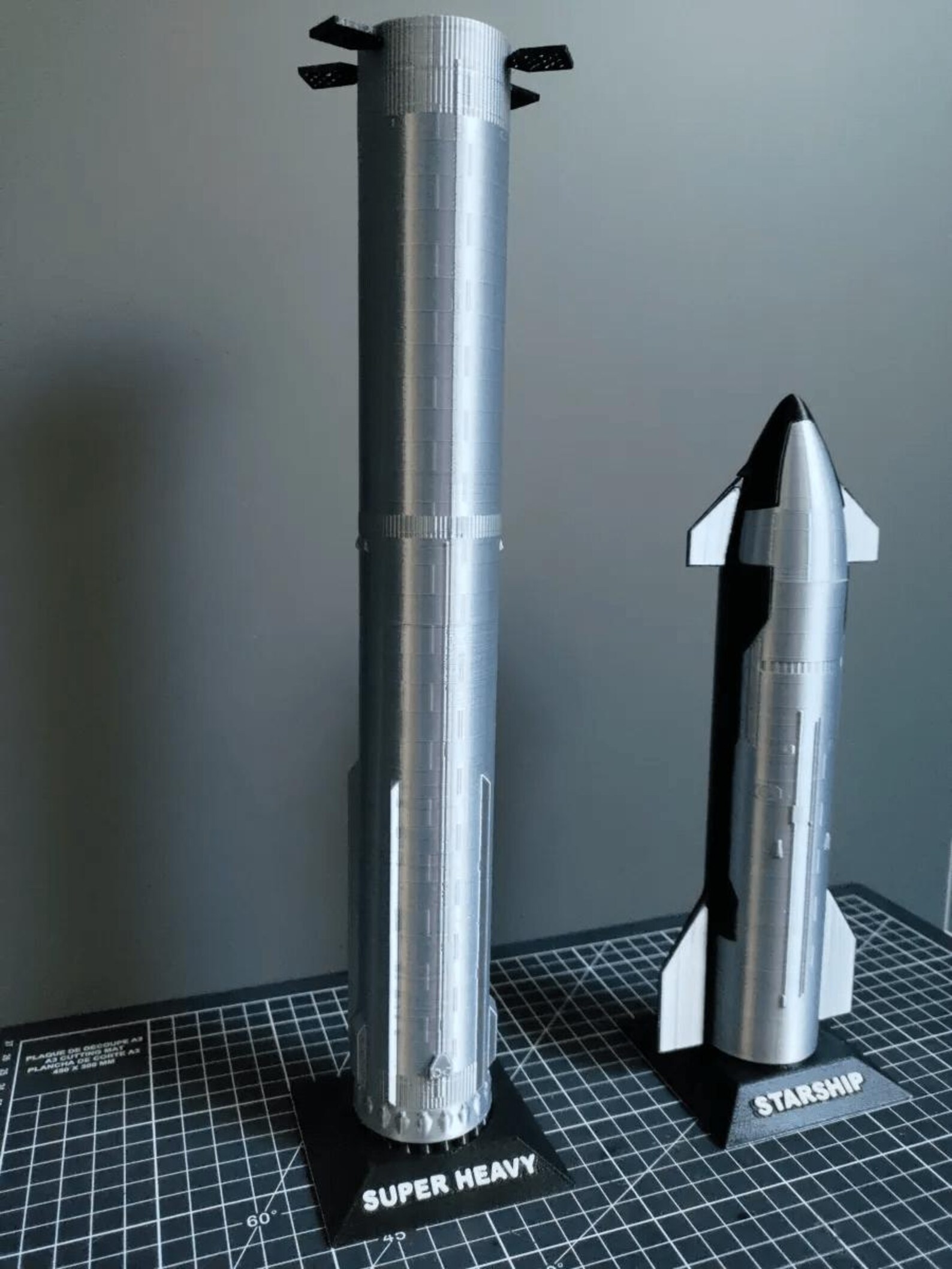 Spacex 1:99 Starship S24/B7 Model Rocket BIG Detailed 3D Printed ...
