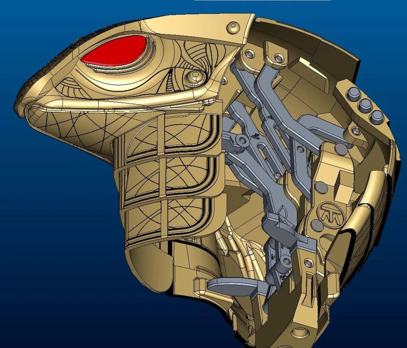 Stargate Apophis Serpent Helmet | 3D Printed Retractable Cosplay Prop ...