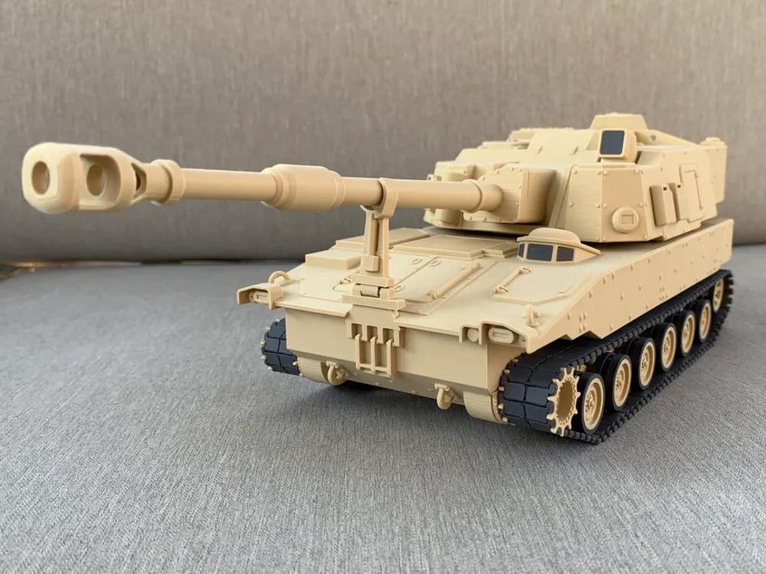 M109A7 Paladin Howitzer Model – 1:27 Scale 3D Printed Military ...