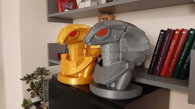 Stargate Apophis Serpent Helmet | 3D Printed Retractable Cosplay Prop ...