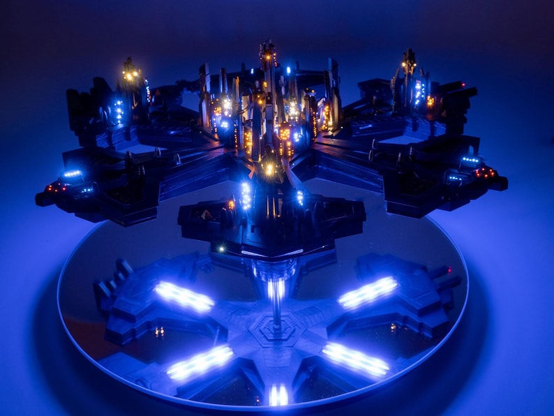 Stargate Atlantis City-ship Model Kit | 3D Printed Sci-fi Replica (DIY) - Etsy