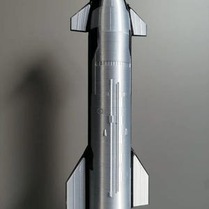 Spacex 1:99 Starship S24/B7 Model Rocket - BIG Detailed 3D Printed ...