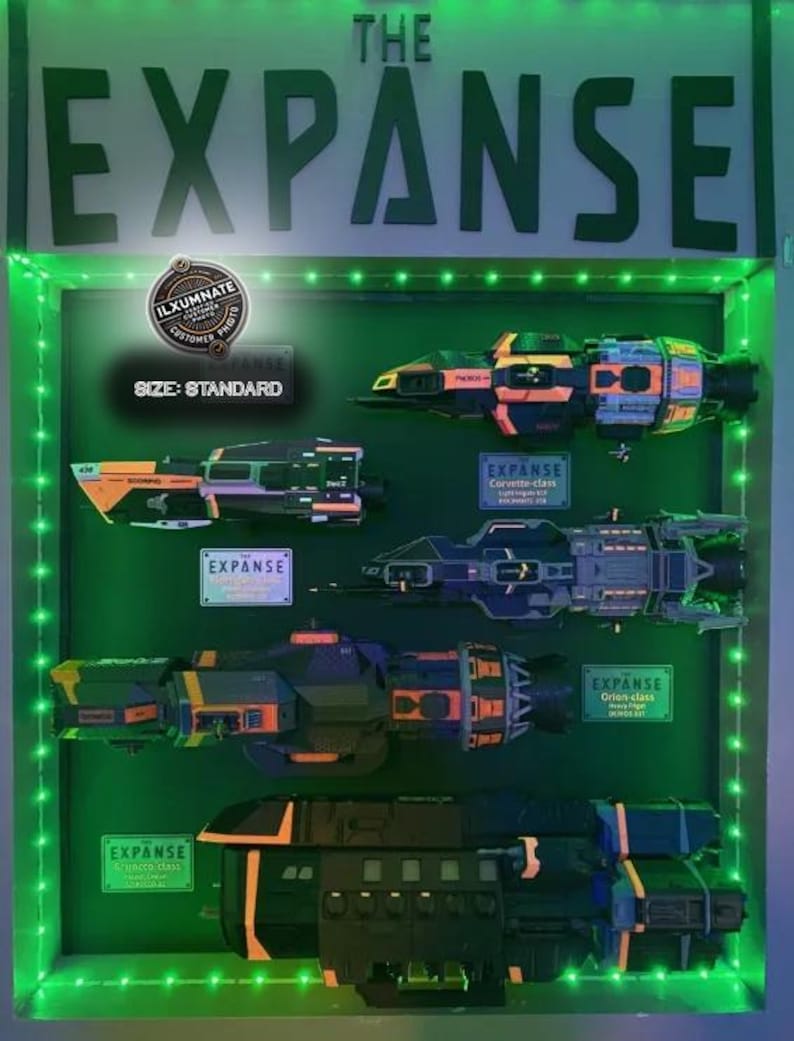1:1000 Scale Corvette-class Light Frigate Model Kit | the Expanse 3D ...
