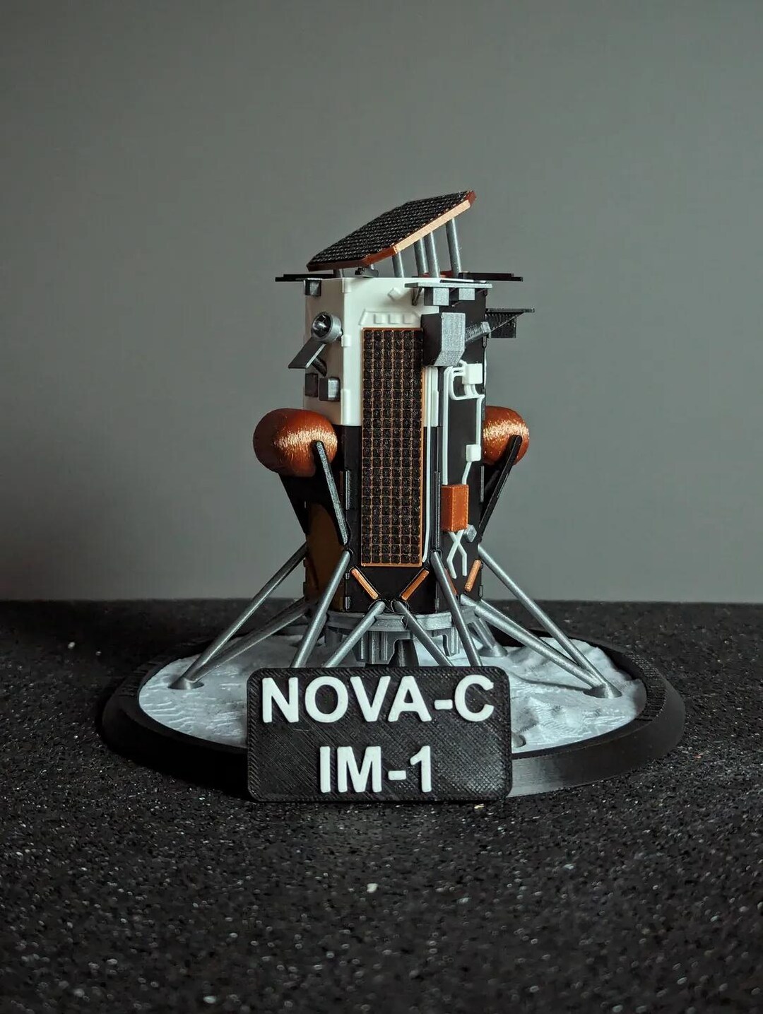 1:10 Scale NOVA-C IM-1 Lunar Lander Model Kit | Detailed 3D Printed Moon Lander Replica | DIY ...