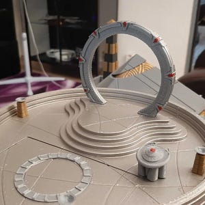 3D Printed Stargate Diorama | Sci-fi Decor - Etsy