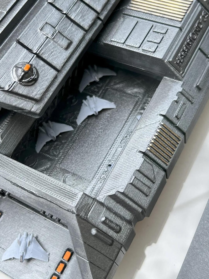 1:1000 BC-304 Mk2 Bausatz | 3D Gedrucktes Schiff von Stargate | DIY Sci ...