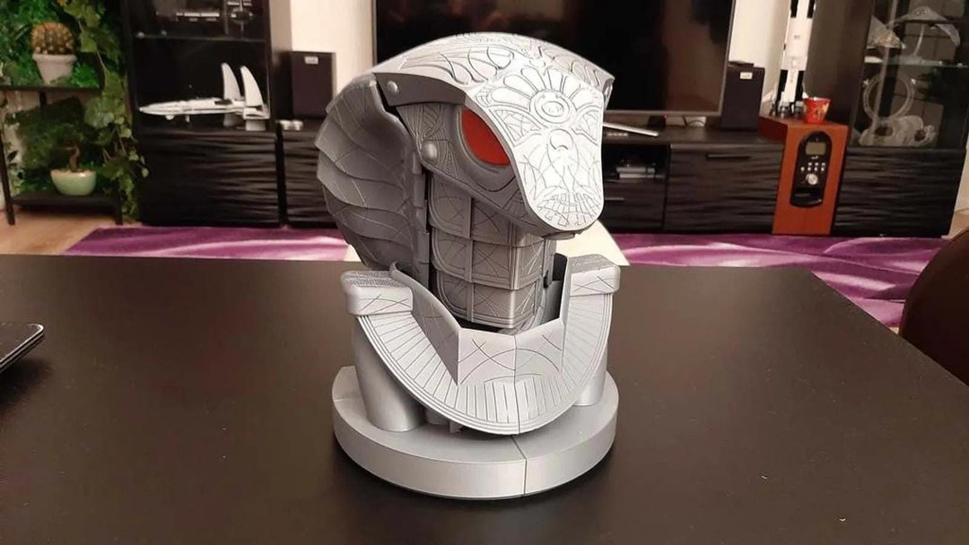 Stargate Apophis Serpent Helmet | 3D Printed Retractable Cosplay Prop ...