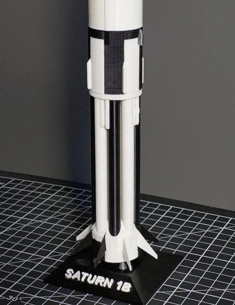 Saturn 1B Rocket Model Kit | 3D Printed Apollo Era Replica - Etsy