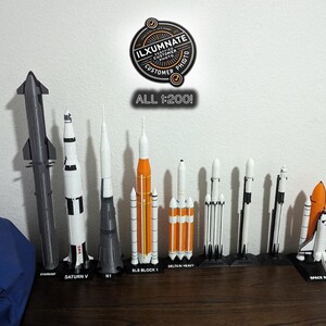 1:99 Scale N1 Soviet Moon Rocket Model Kit Detailed 3D Printed Space ...