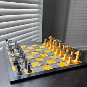 Stargate Chess Set: 3D Printed Sci-fi Collectible, DIY Assembly - Etsy ...