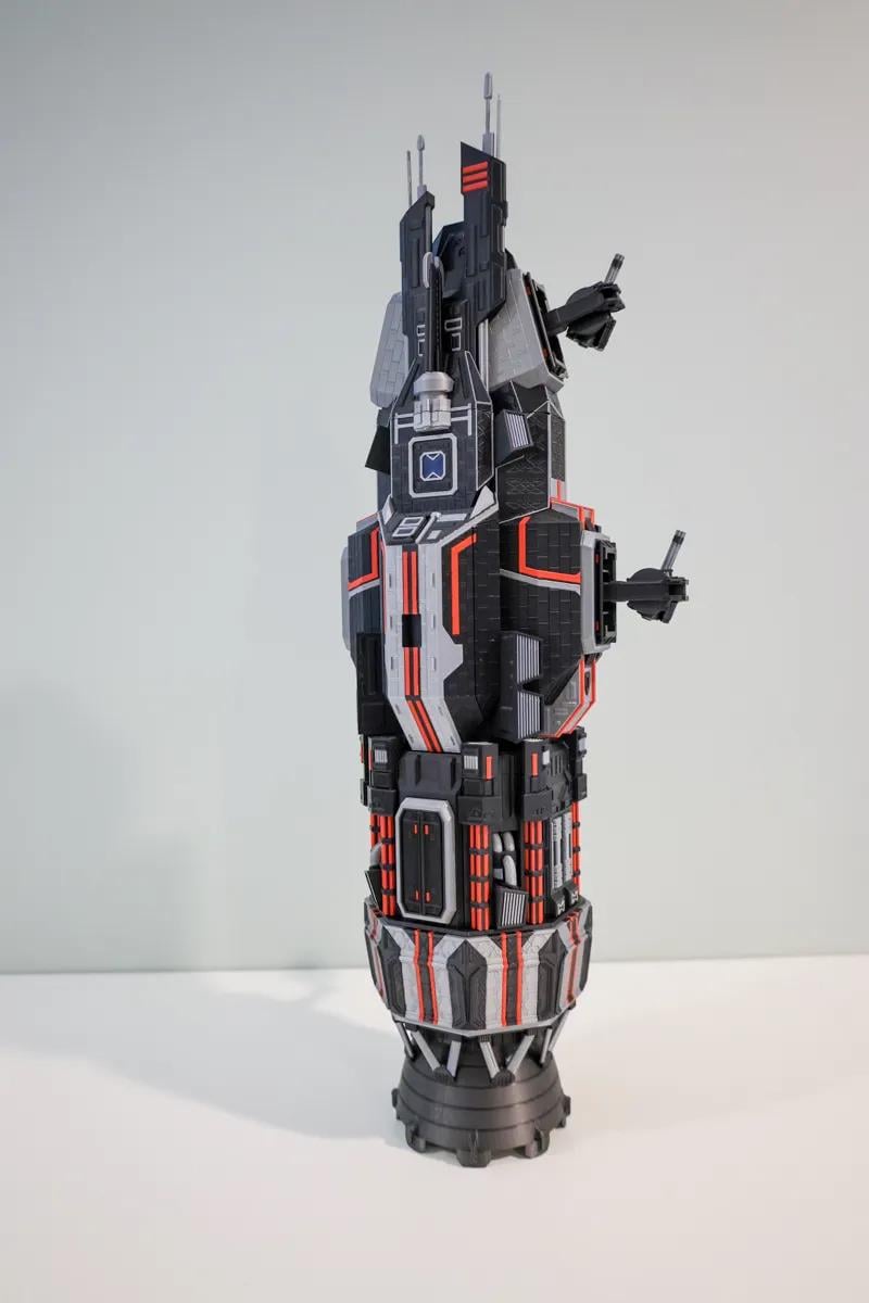 1:1000 Rocinante Model Kit | 3D Printed Ship From the Expanse | DIY Sci ...