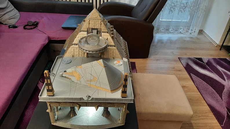 REAL LIFE Stargate Diorama 3D Printed Sci-fi Display Detailed Stargate ...