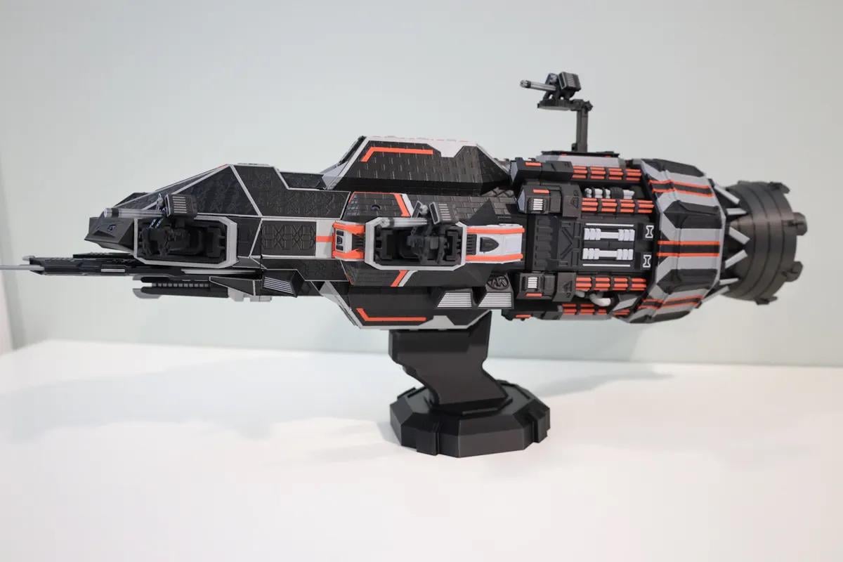 1:1000 Rocinante Model Kit | 3D Printed Ship From the Expanse | DIY Sci ...