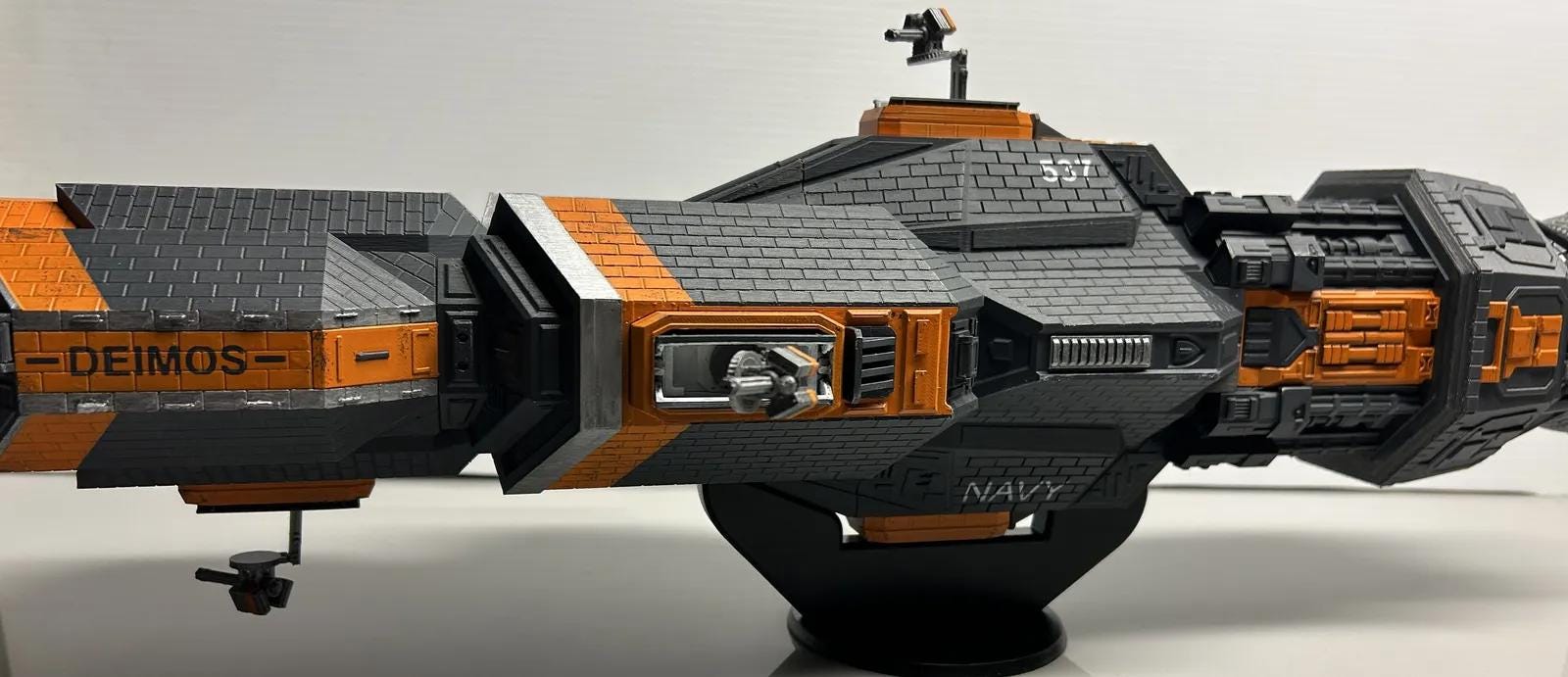Orion-class Heavy Frigate Model Kit: 3D Printed Sci-fi Spaceship - Etsy