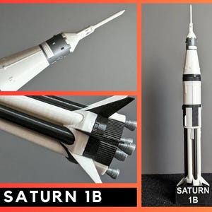 Saturn 1B Rocket Model Kit | 3D Printed Apollo Era Replica - Etsy