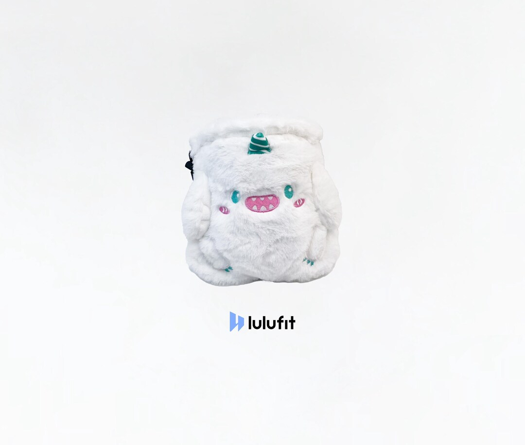 White Monster Chalk Bag Fun Design for Rock Climbing, Bouldering ...