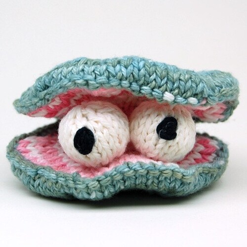 Chowder Clam Knit Amigurumi Plush Toy Pattern PDF Digital - Etsy