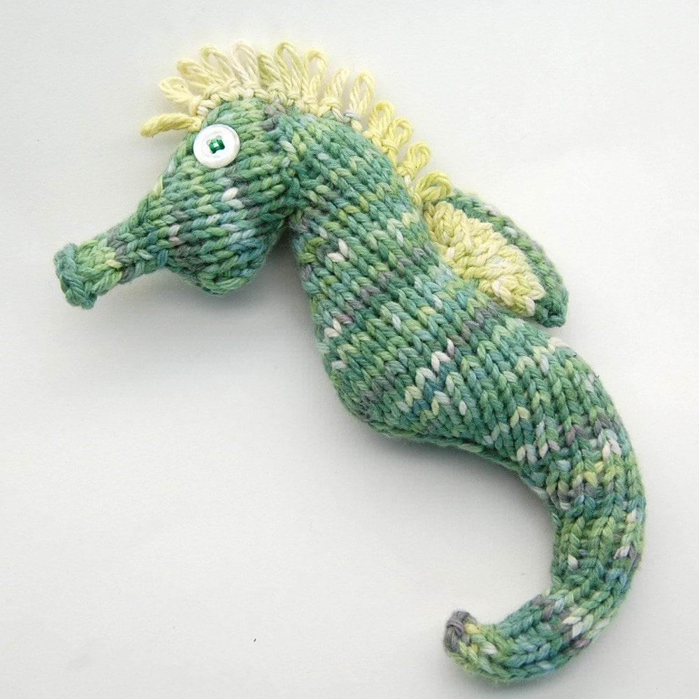 Seahorse Amigurumi Plush Toy Knitting Pattern PDF Digital Download - Etsy