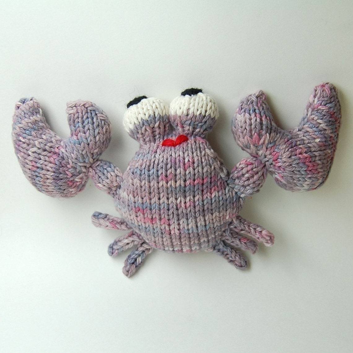 Uncrabby Crab Amigurumi Knitting Plush Toy Pattern PDF Digital Download ...