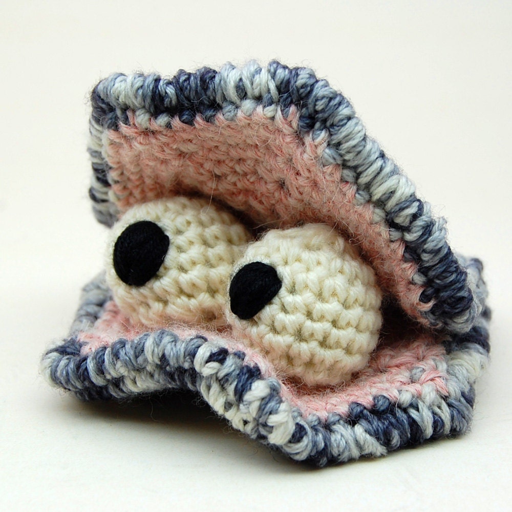Crochet Oyster Stu Amigurumi Plush Toy Pattern Instant Digital Download ...