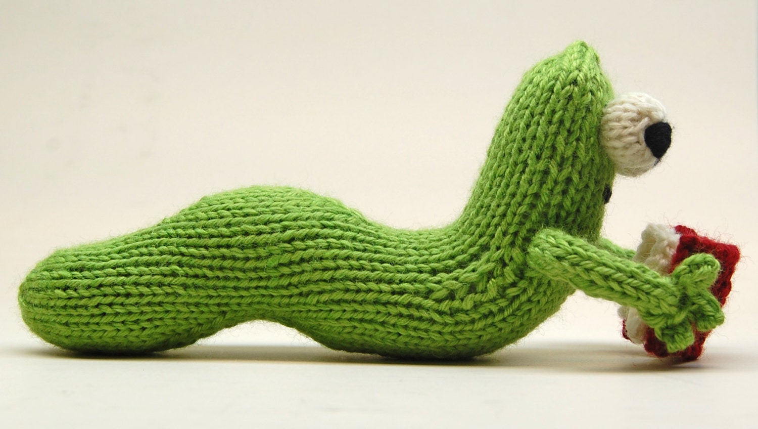 Bookworm Amigurumi Plush Toy Knitting Pattern PDF Digital Download ...