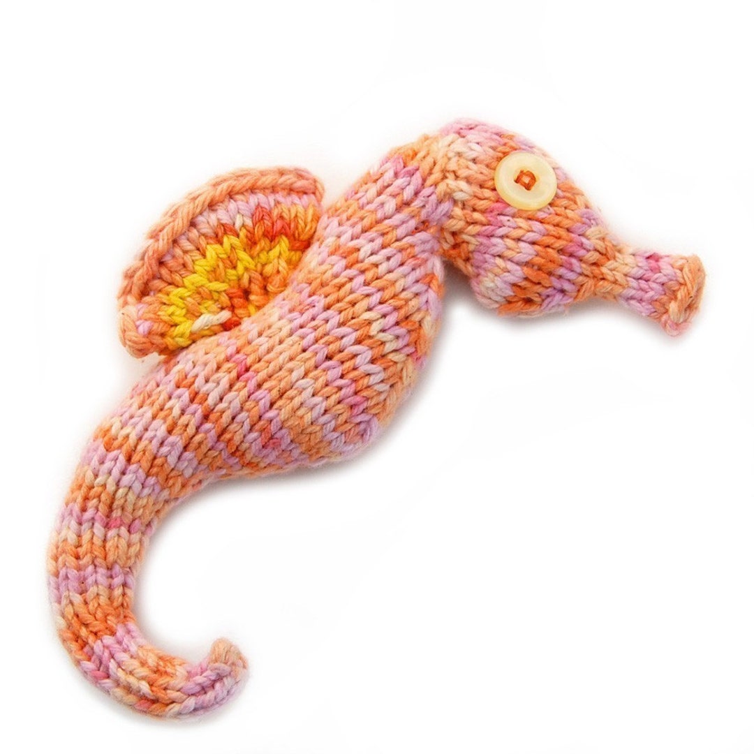 Seahorse Amigurumi Plush Toy Knitting Pattern PDF Digital Download - Etsy