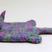 Splat Cat Amigurumi Plush Toy Coaster Knitting Pattern PDF Download - Etsy