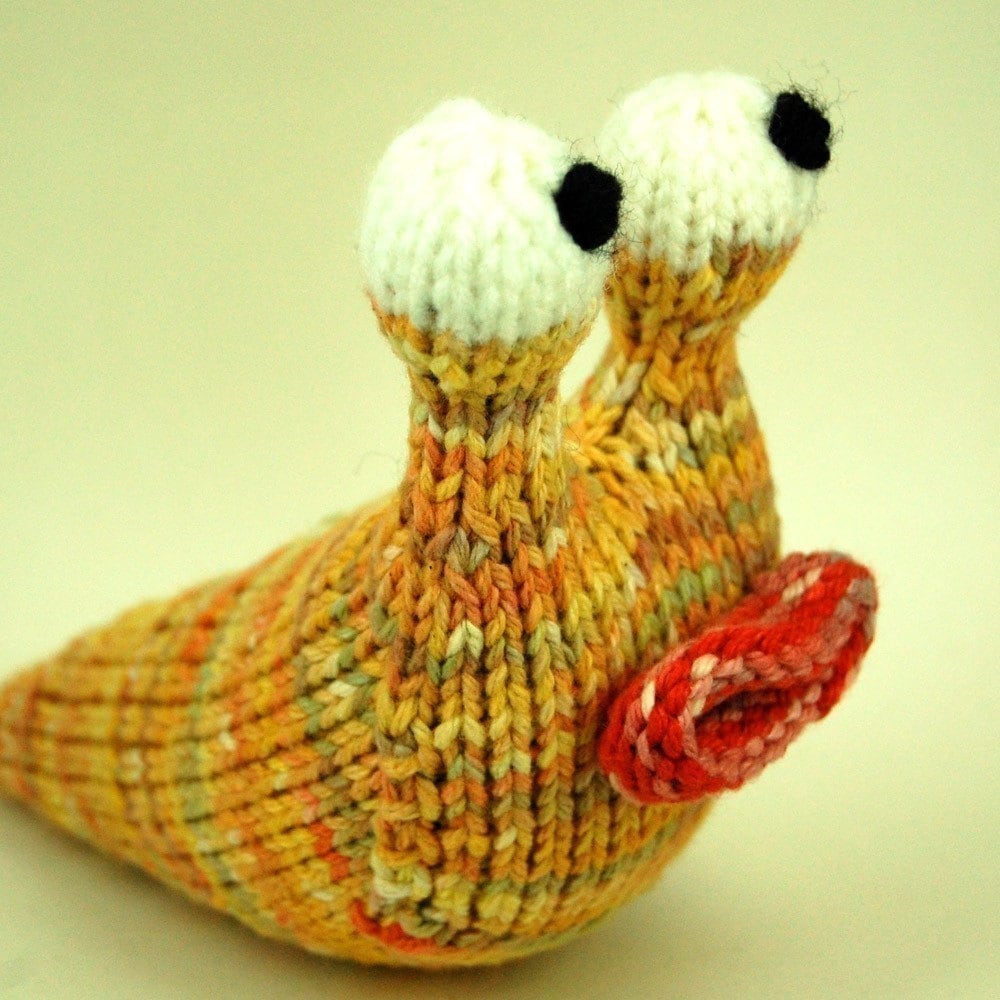 Garden Slug Amigurumi Plush Toy Knitting Pattern PDF Instant Download ...