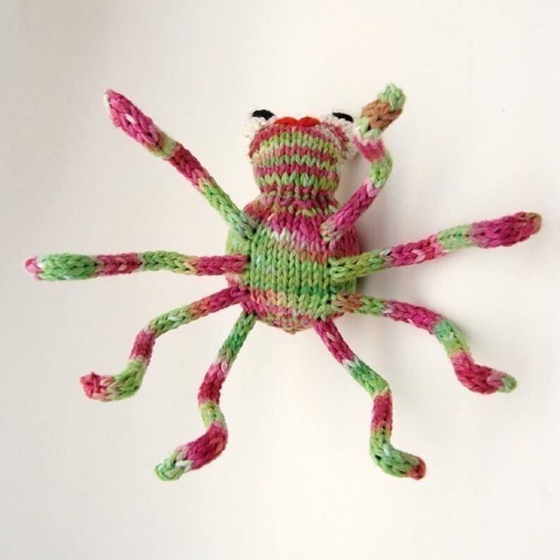 Speedy Spider Knitting Amigurumi Plush Toy Pattern Tutorial - Etsy