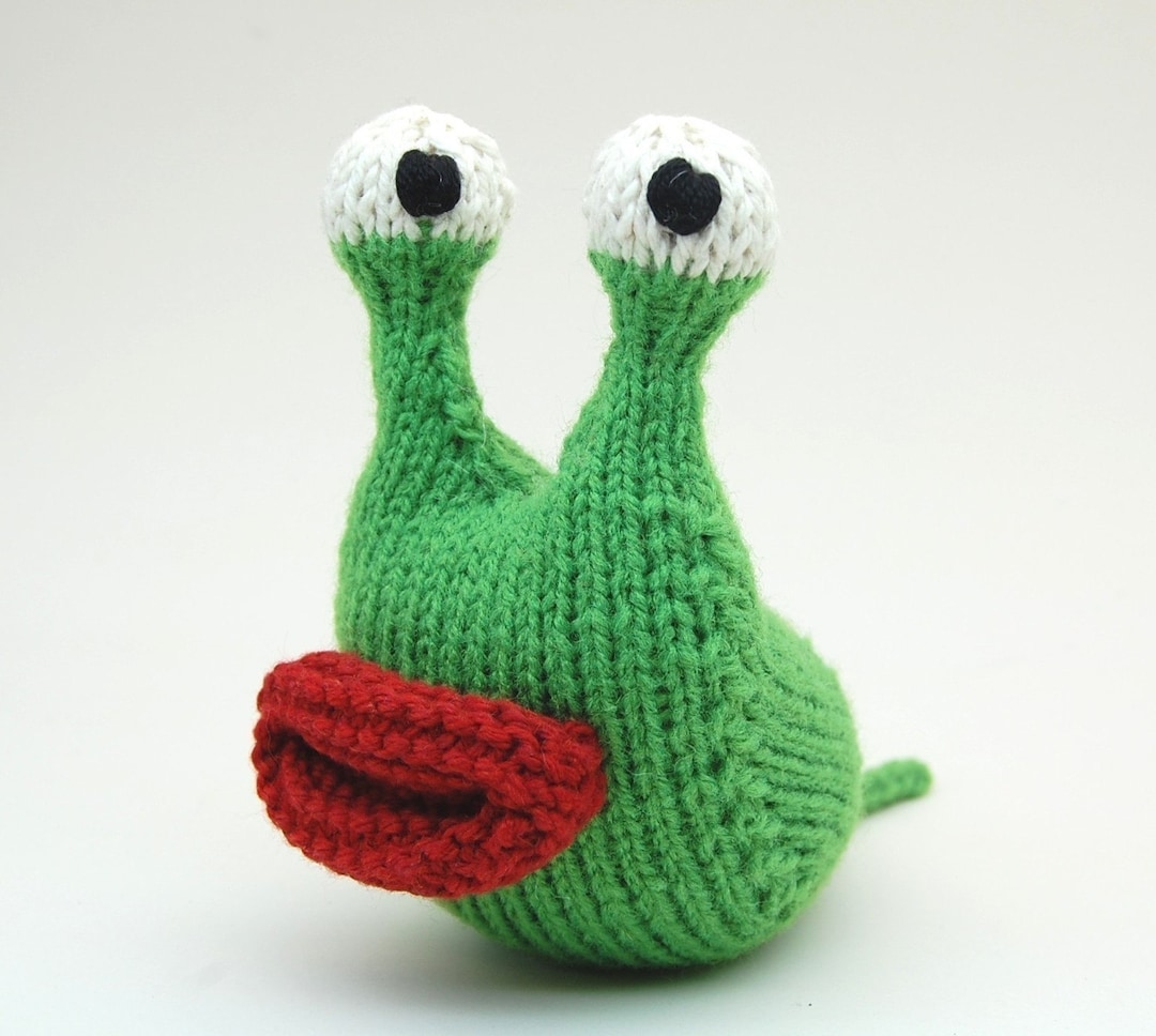 FLAT KNIT Garden Slug Amigurumi Pattern PDF Instant Download - Etsy